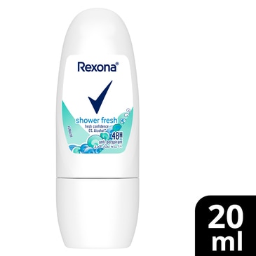 REXONA Rexona Shower Fresh Mini Roll On Deodorant 20 ml 1402016 | Watsons