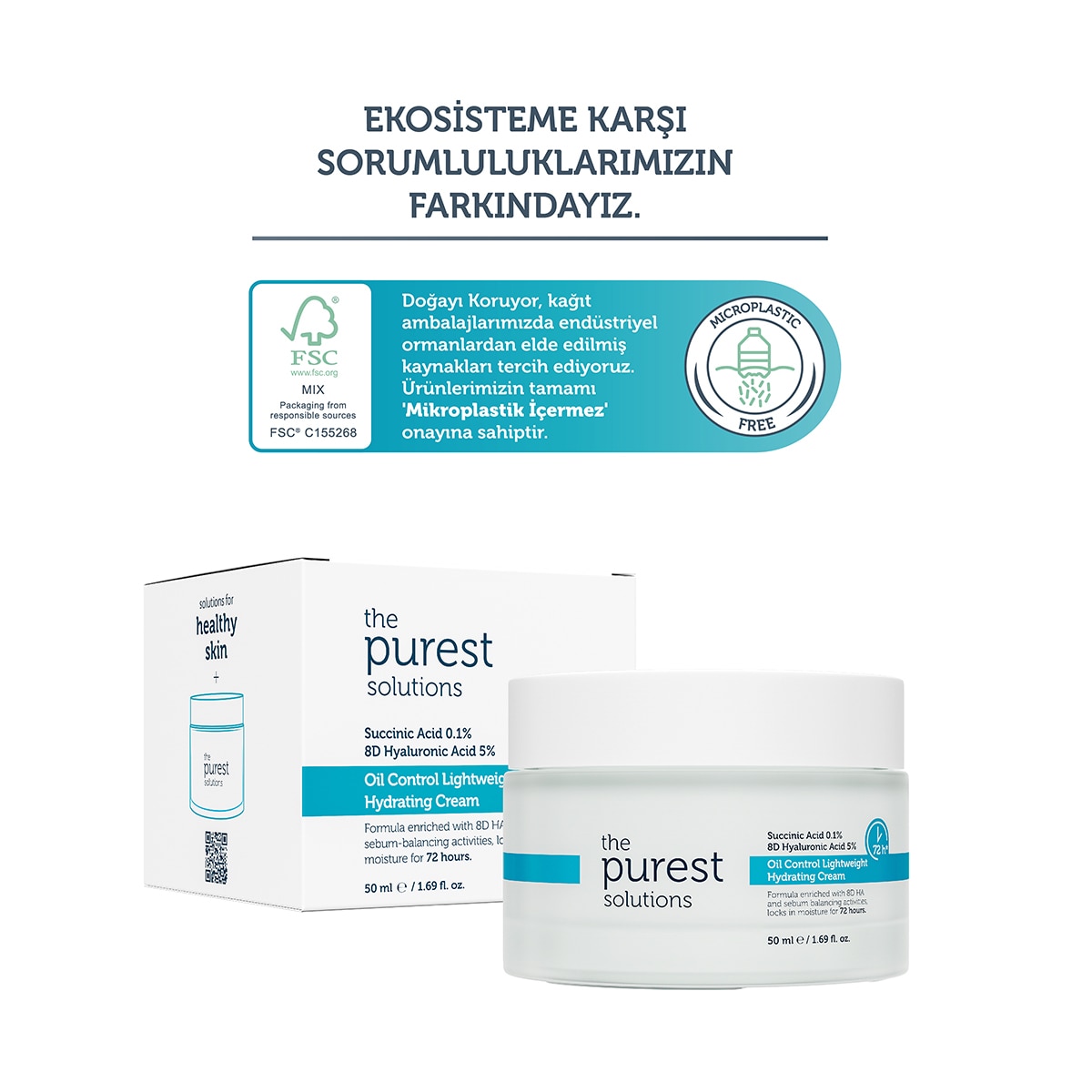 THE PUREST SOLUTIONS The Purest Solutions Yağ Kontrol Hydrating Krem 50 ...