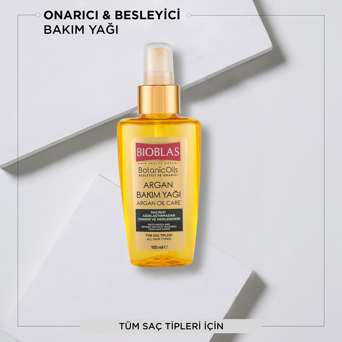 BIOBLAS Bioblas Botanic Oils Argan Saç Bakım Yağı 100 ml 1305185 | Watsons
